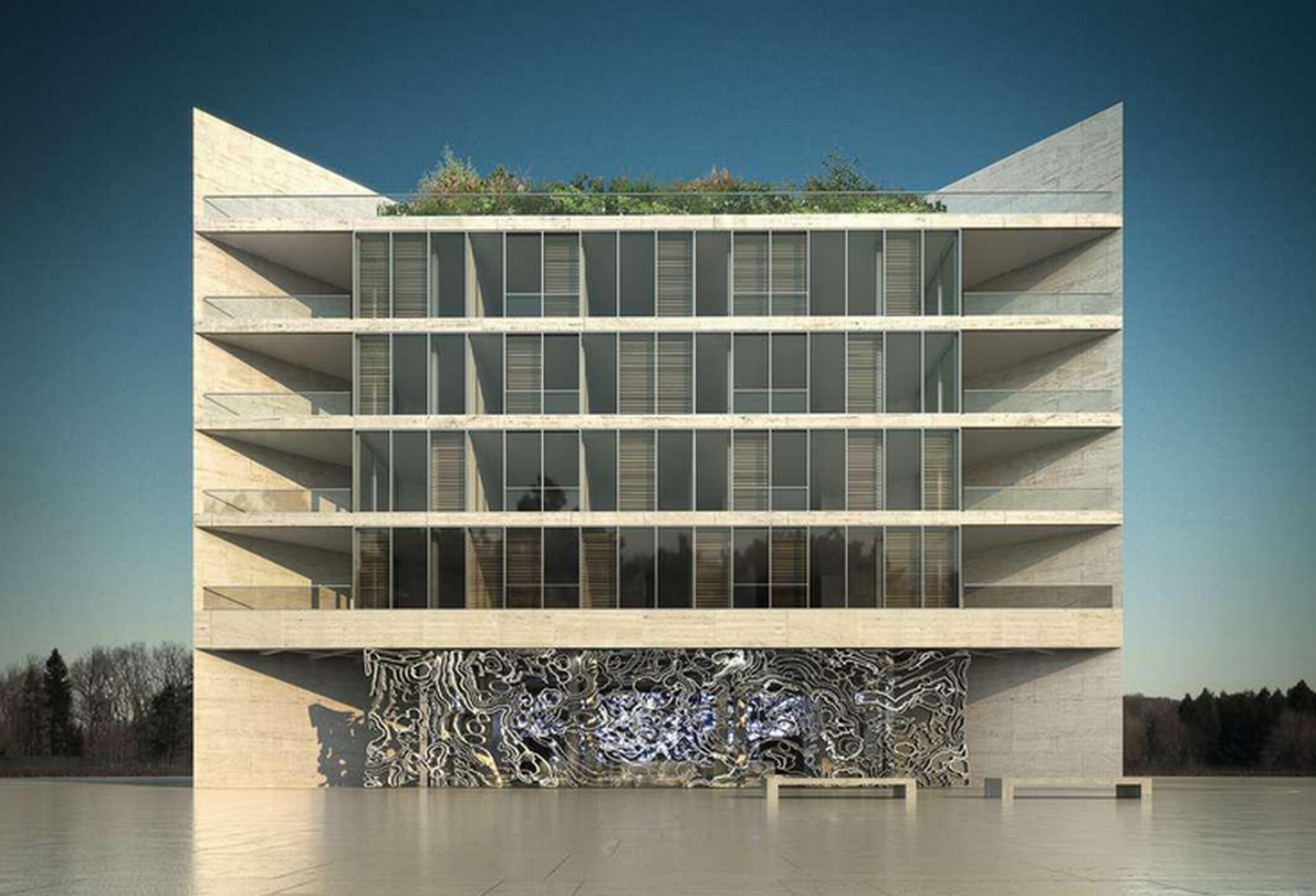 10 edifici multicolor che riflettono la geometria della natura ...