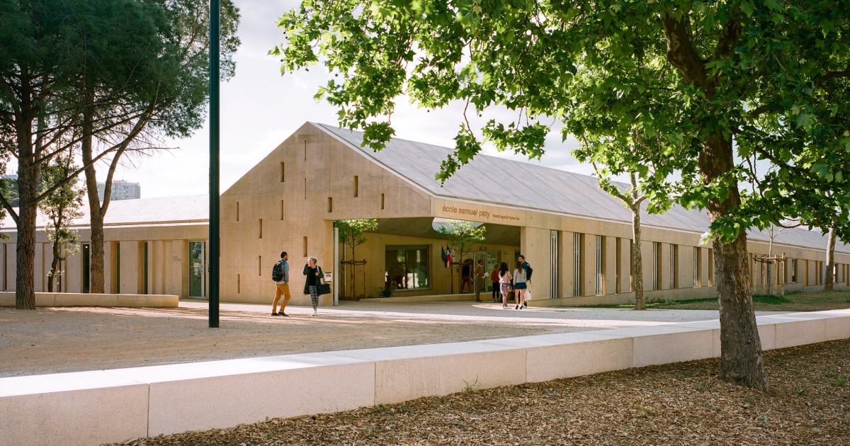 Una scuola innovativa in Francia che rivoluziona la progettazione dei ...