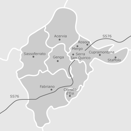 Mappa di Fabriano - Cerreto d'Esi, Ancona: comuni con annunci di case ...
