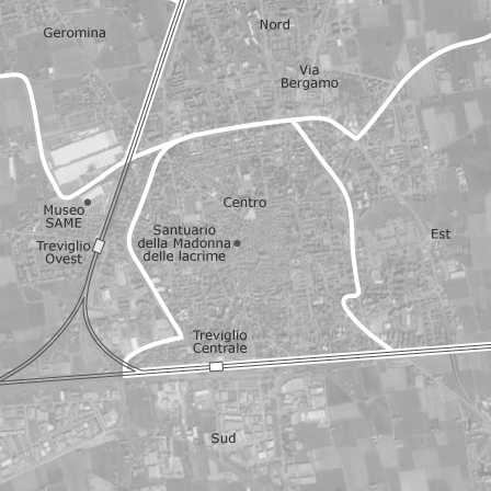 Mappa di Treviglio, Bergamo: comuni con annunci di case in vendita ...