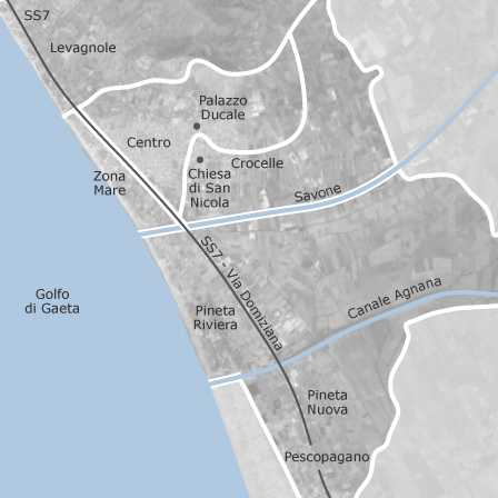 Mappa di Mondragone, Caserta: comuni con annunci di case in vendita ...