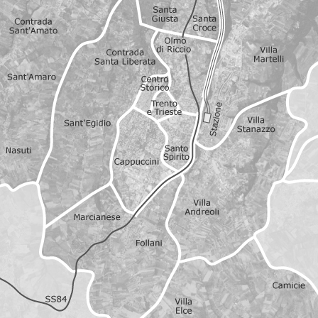 Mappa di Lanciano, Chieti: comuni con annunci di case in vendita ...