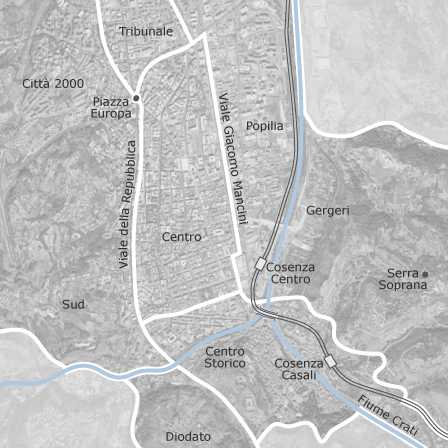 Mappa di Cosenza: comuni con annunci di case in vendita — idealista, N ...