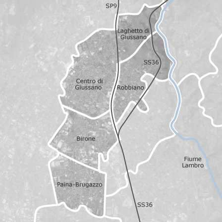 Mappa di Giussano, Monza-Brianza: comuni con annunci di locali o ...