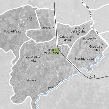 Mappa di Altarello - Calatafimi - Montegrappa, Palermo: comuni con ...