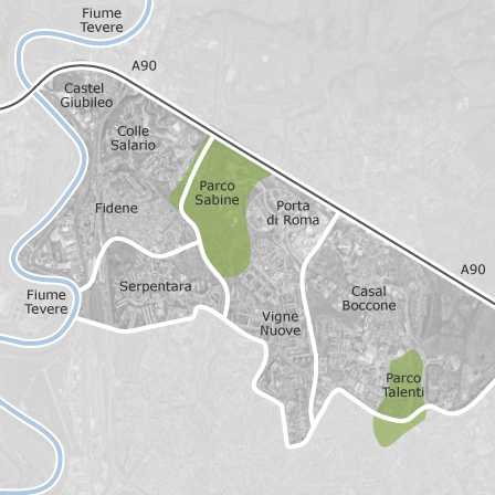 Prima Porta Rome Map