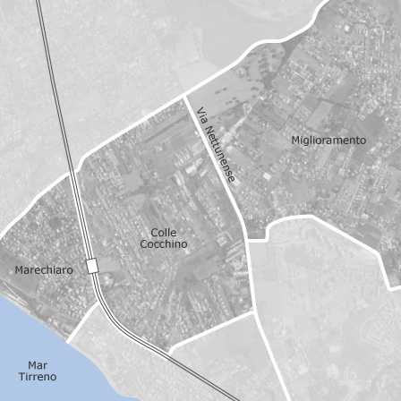 Mappa di Marechiaro-Colle Cocchino, Anzio: comuni con annunci di case ...