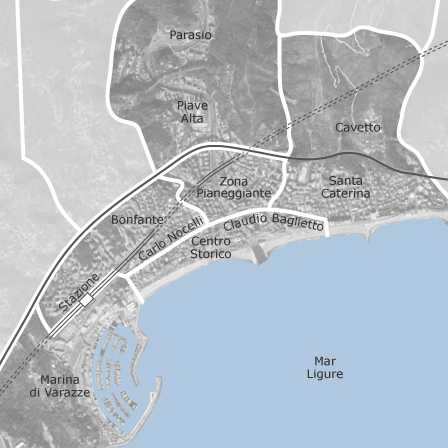 Mappa di Centro, Varazze: comuni con annunci di case in vendita ...