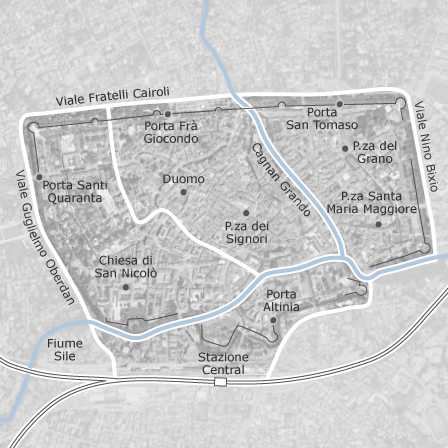 Map of Centro Storico, Treviso: homes for sale — idealista, no. 1 in Italy