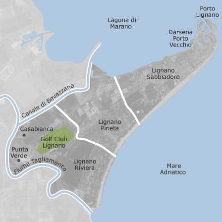 Map of Lignano Sabbiadoro, Udine: homes for sale — idealista, no. 1 in ...